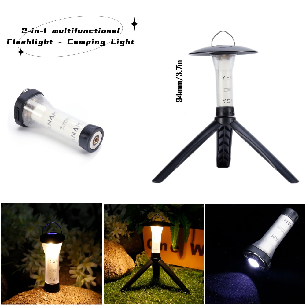 LED Lighthouse Camping Lights Built-in NMC Lithium Batteries USB ...