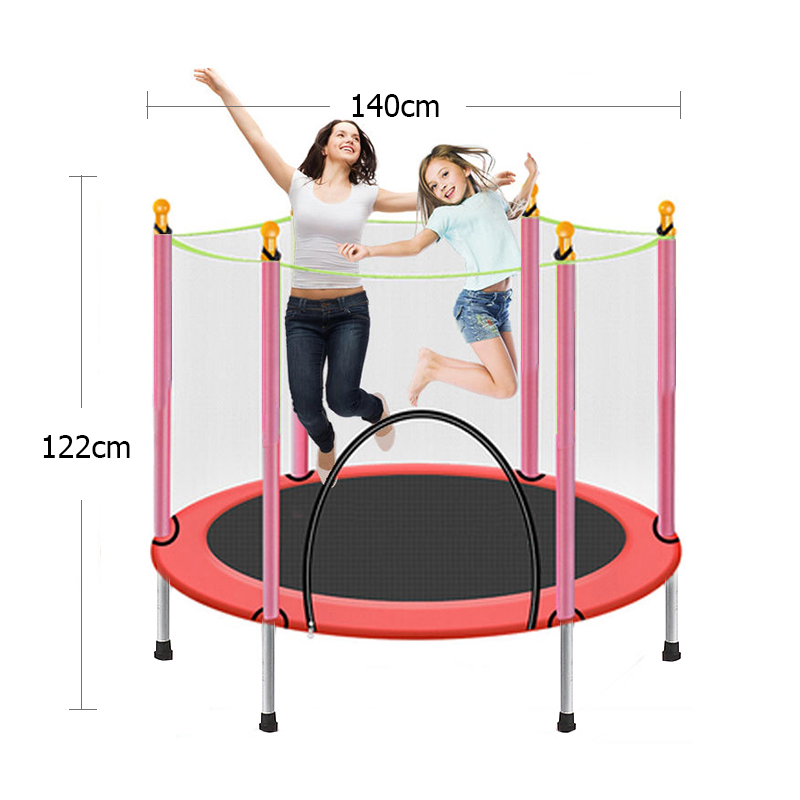 Trampoline แทรมโพลีน 4F สีแดง Red ชมาด140cm X 122cmแทรมโพลีน กระโดด ...