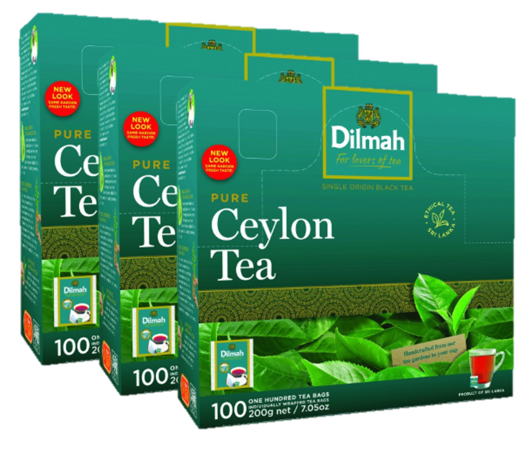 Dilmah 100% Pure Ceylon Tea ดิลมา เพียวซีลอน ชาศรีลังกา 2กรัม x 100ซอง ...