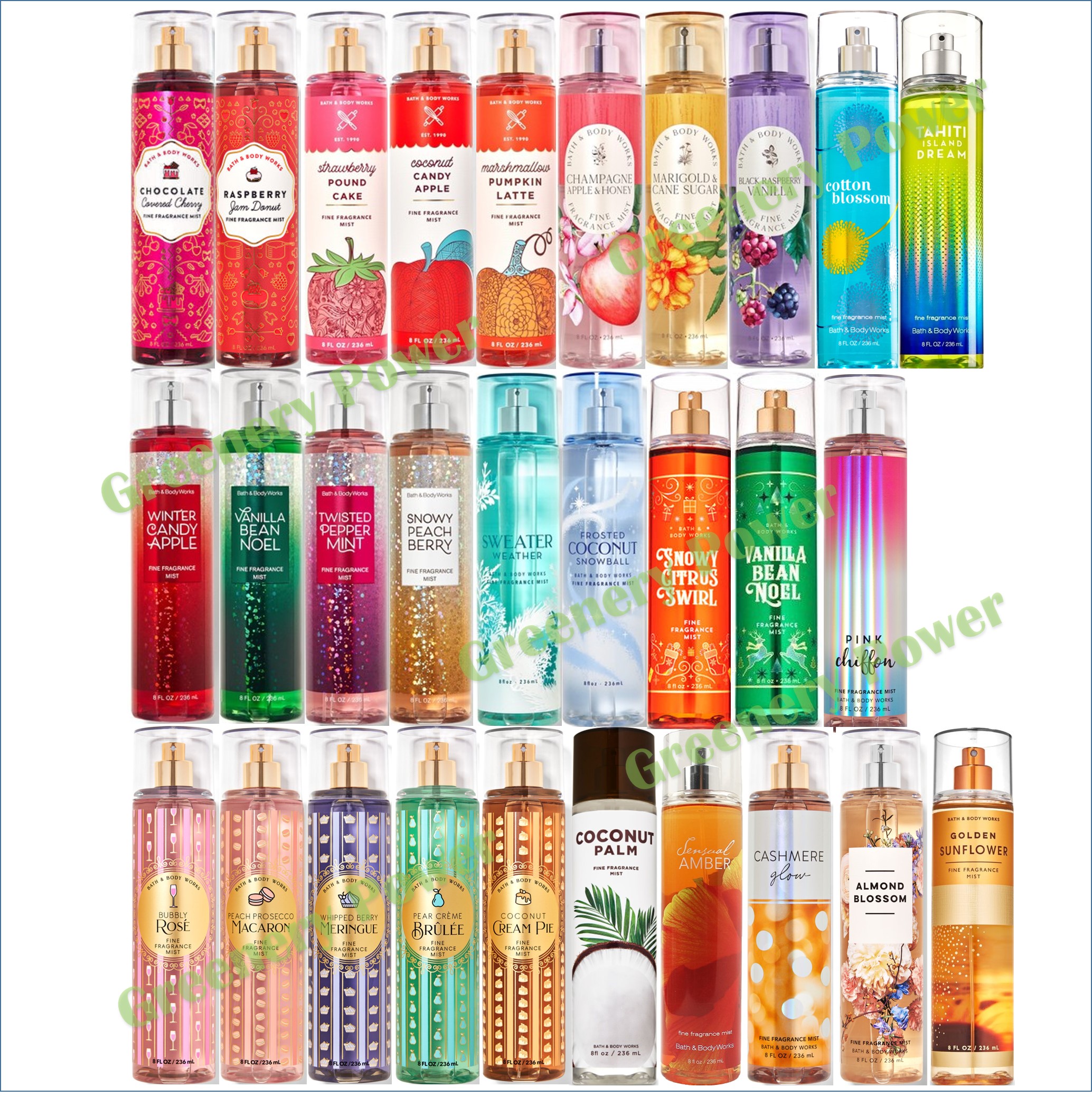 BBW#3 MIST bath & body works fragrance mist สเปรย์น้ำหอมฉีดตัว 236 ml ...