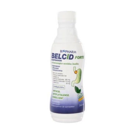 Belcid Forte เบลสิด ฟอร์ด รสมิ้นต์ สูตร ไม่มีน้ำตาล ลดกรด และเคลือบแผล ...
