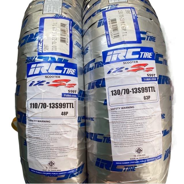 卐 IRC iZ-Ss ยางนอก Nmax 11070-13 13070-13 S99T TL - Hyundag - ThaiPick