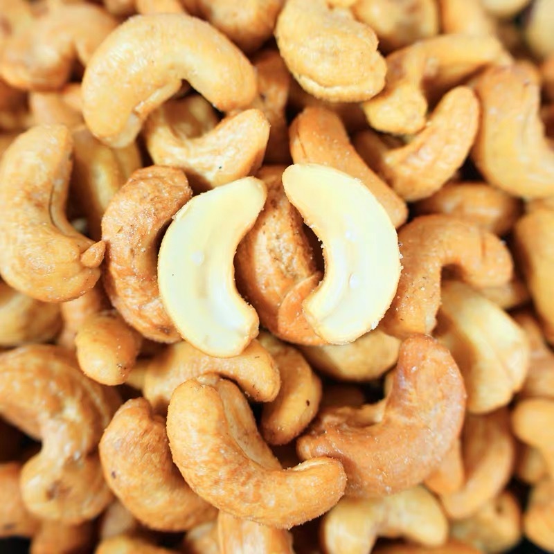 ZEJUN มะม่วงหิมพานต์อบเกลือ เมล็ดมะม่วงหิมพานต์ดิบ อาหารแห้ง ถั่วและธัญพืช ขนมทานเล่น ถั่วอบ ...