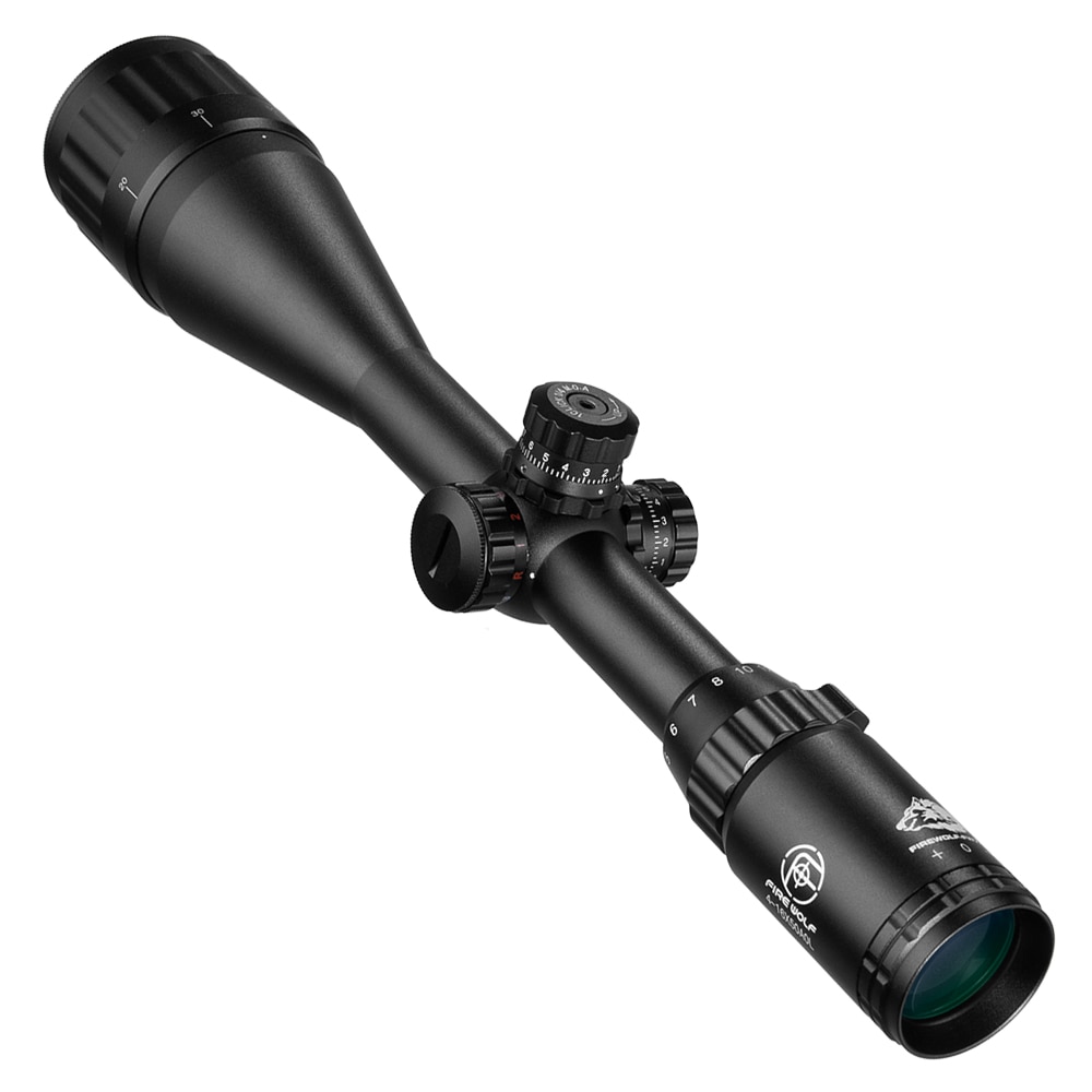 FIRE WOLF 4-16X50 Rifle Scope Tactical Optical Red Green Dot Sight ...
