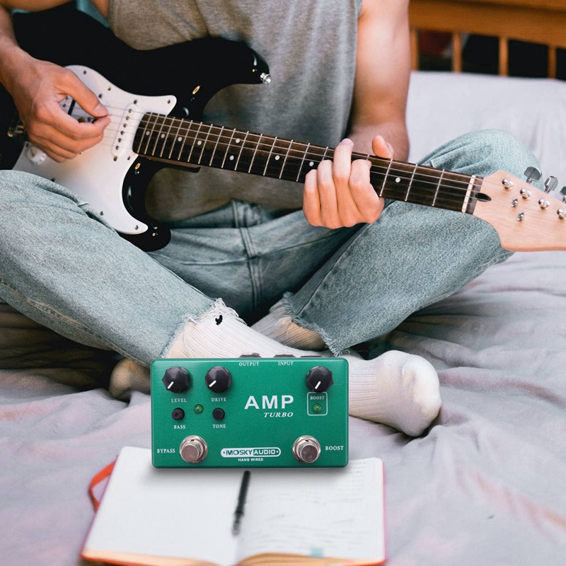 Mosky Amp Turbo Guitar Effect Pedal 2 In 1 Boost Overdrive Effects True ...