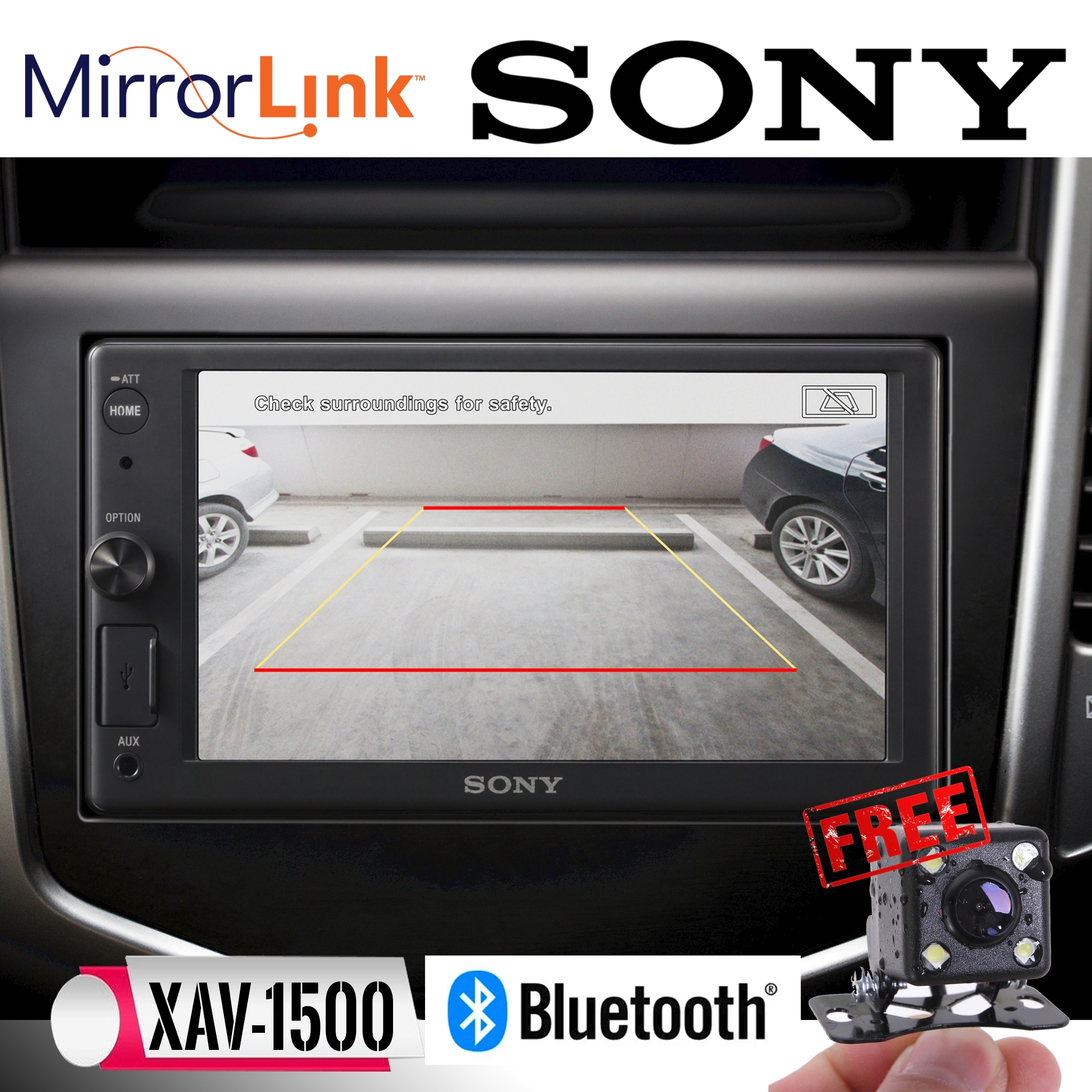 มาใหม่Sony XAV-1500 เครื่องเล่นรถยนต์ วิทยุติดรถยนต์ จอติดรถยนต์ 2ดิน ...