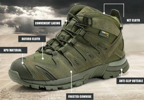 รองเท้า Asiaon Tactical Gear รองเท้าเดินป่า - Crazy OutDoor 45 - ThaiPick