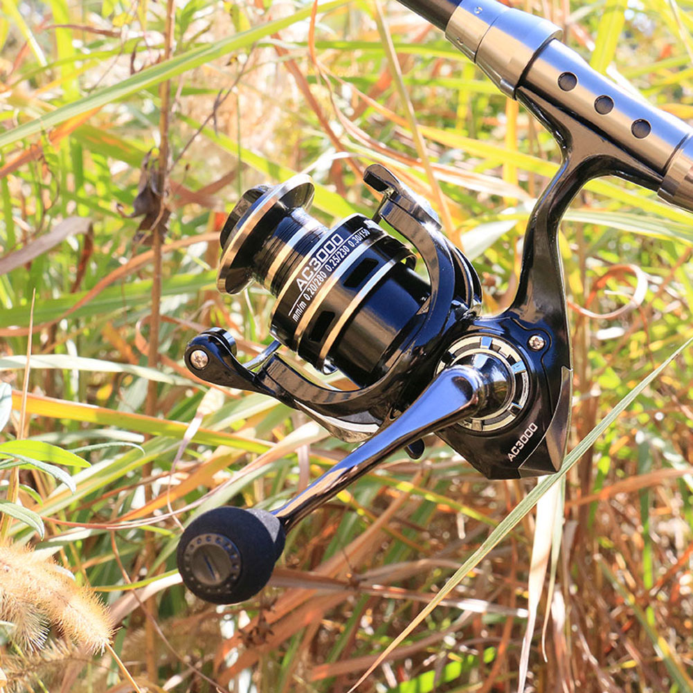 【GC】AC2000-7000 Sea Rod Fishing Reel โลหะเต็มรูปแบบ Rocker 5.2: 1 ความ ...