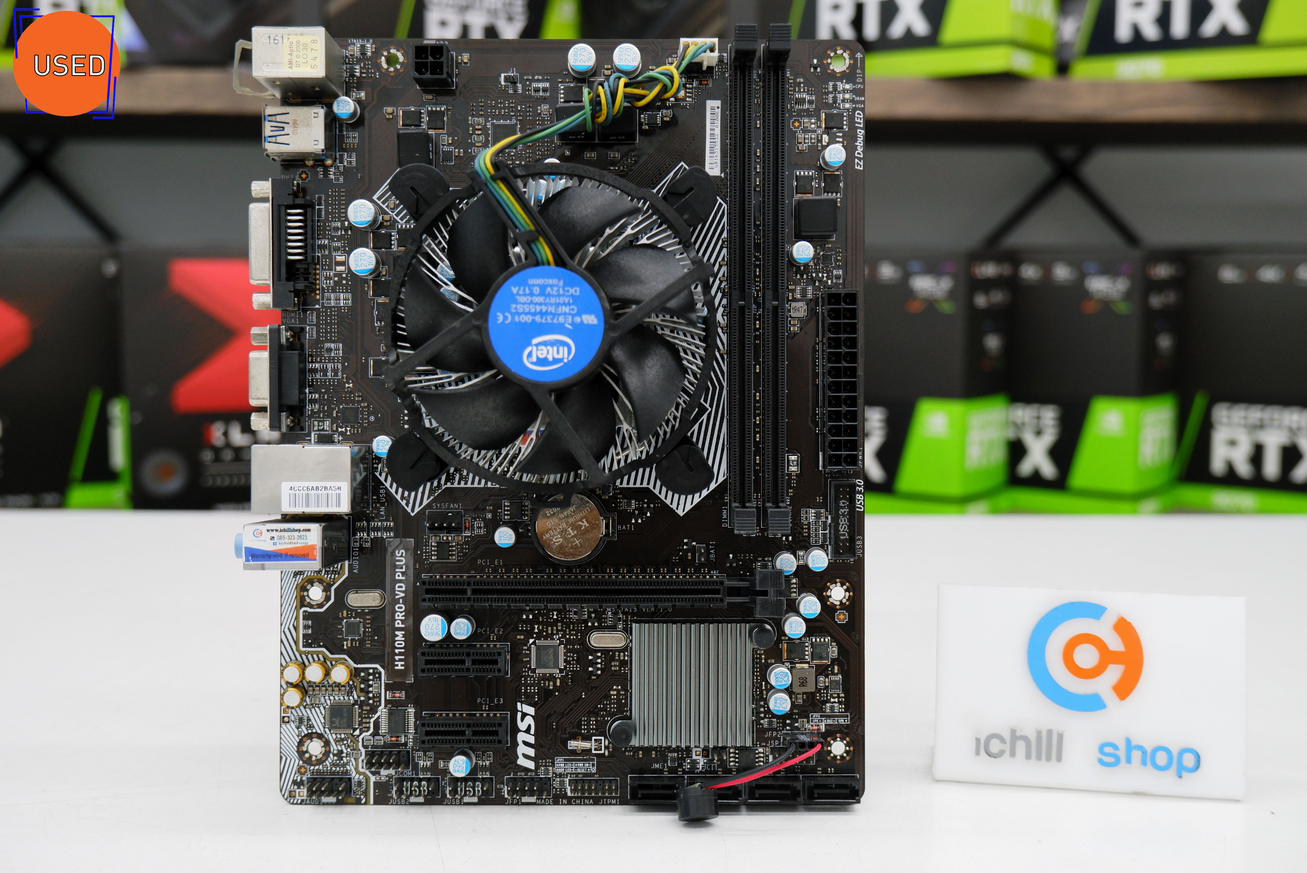 MSI H110M PRO VD เมนบอร์ดขนาดหน้าจอ,เมนบอร์ด LGA 1151DDR4 Ram 32G Intel H110 SATA 3 USB3.0รองรับ ...