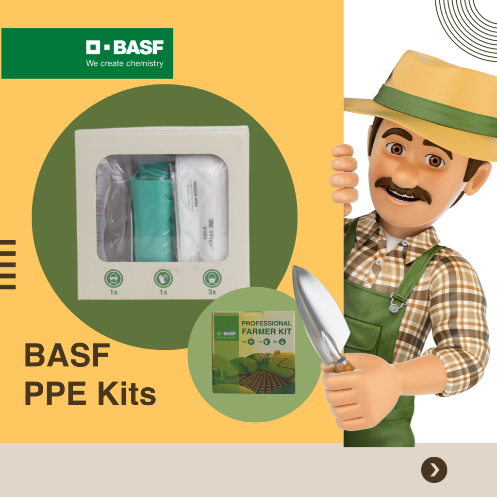 BASF PPE Kit อุปกรณ์ส่วนบุคคลป้องกันสารเคมีเกษตร | Lazada.co.th