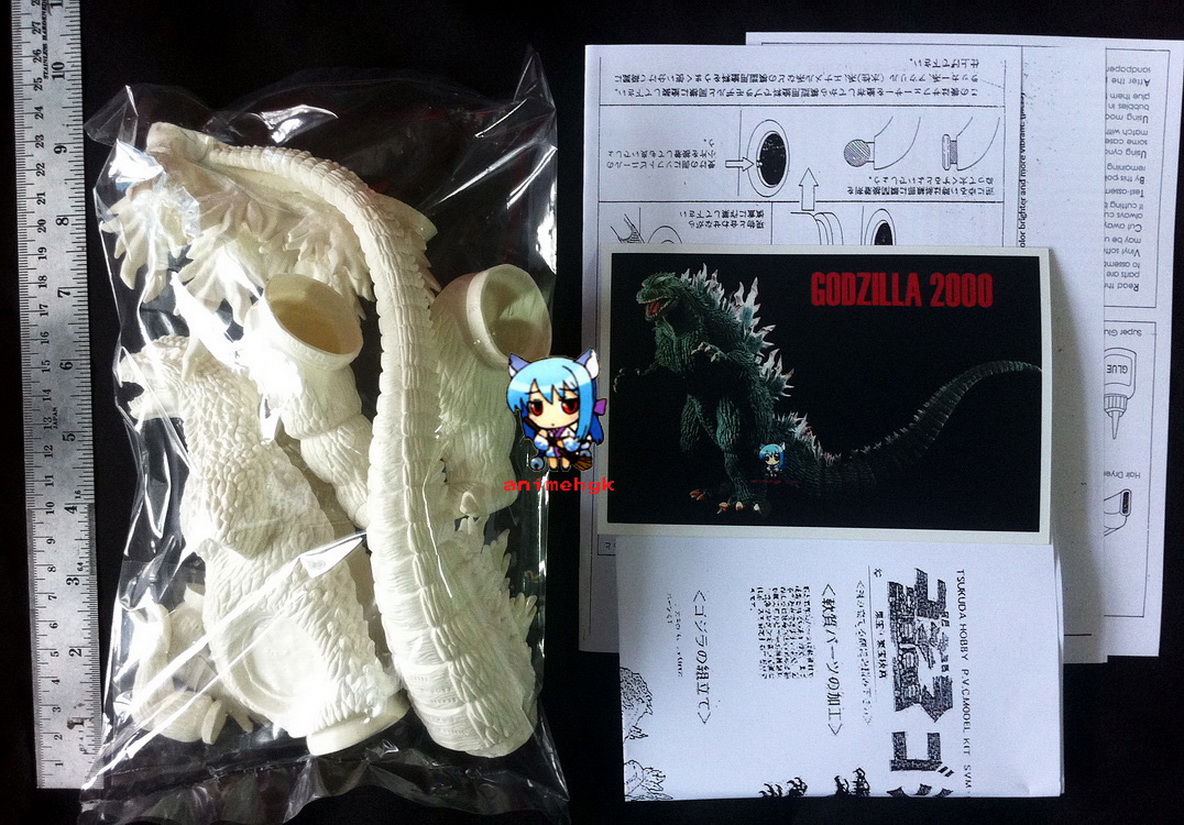 Godzilla ก็อตซิล่า 2000 1/400 ไวนิล โมเดล ฟิกเกอร์ vinyl model figure ...