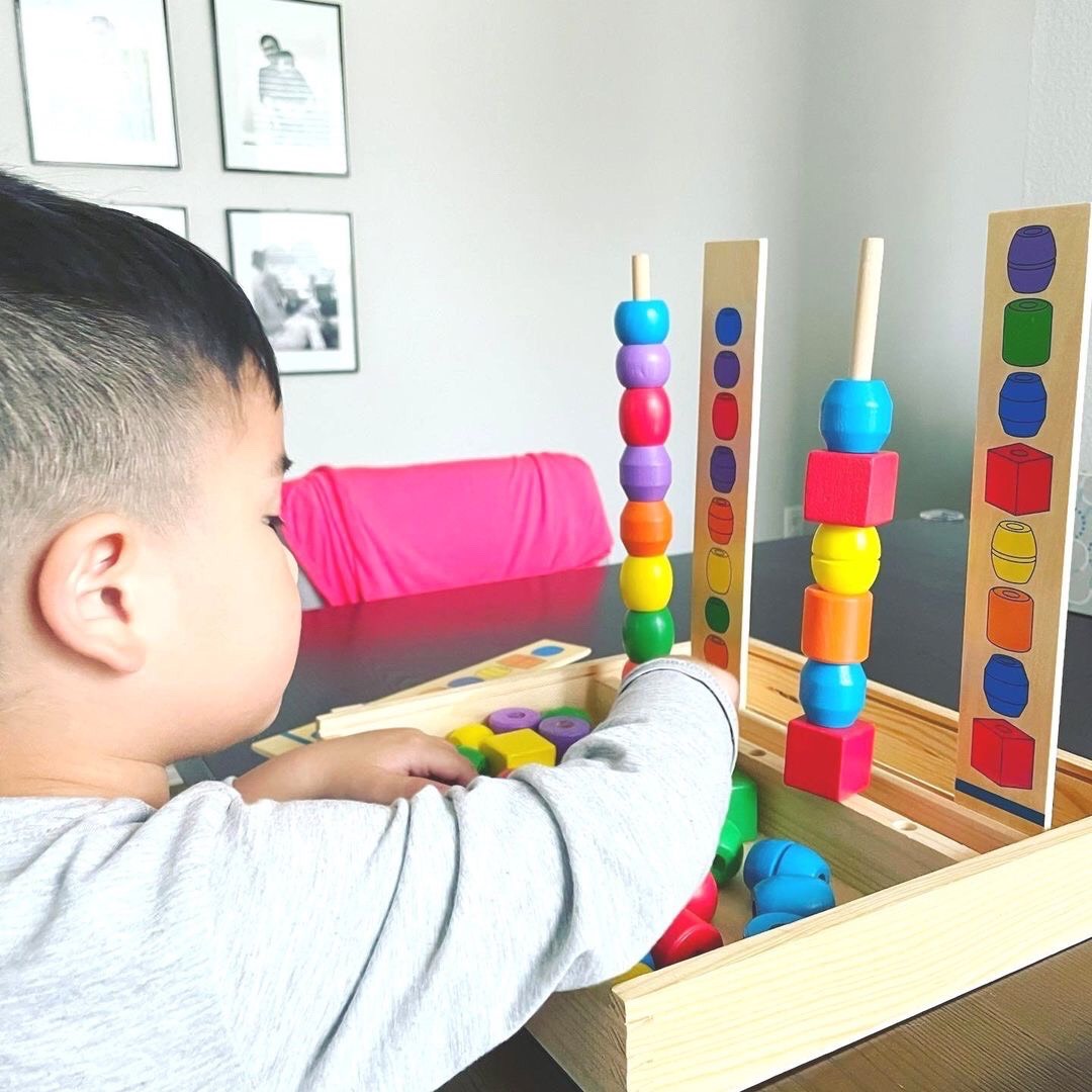 [46ชิ้น] รุ่น 570 ต่อเรียงอนุกรม Melissa & Doug Bead Sequencing Set 46 ...