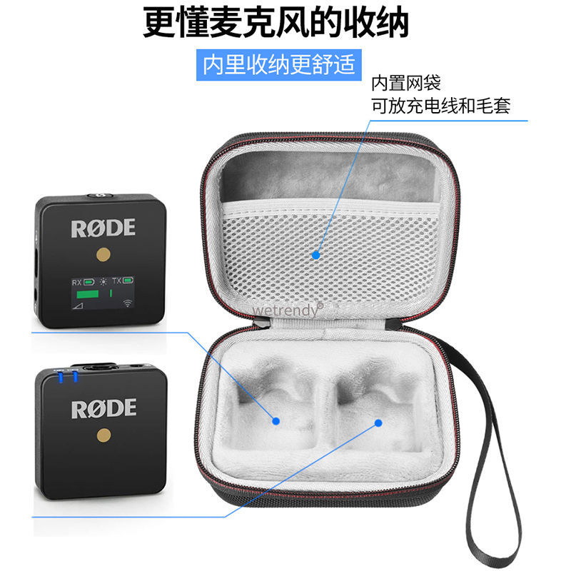 สินค้าใหม่อุปกรณ์ชาร์จไมโครโฟนแบบไร้สาย2 In 1สำหรับ Rode Wireless Go ...