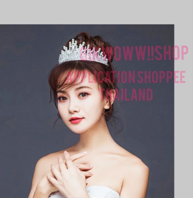 HJM รับไว1-2วัน*มงกุฎเจ้าหญิงโลหะเคลือบ - กับกันช็อป - ThaiPick