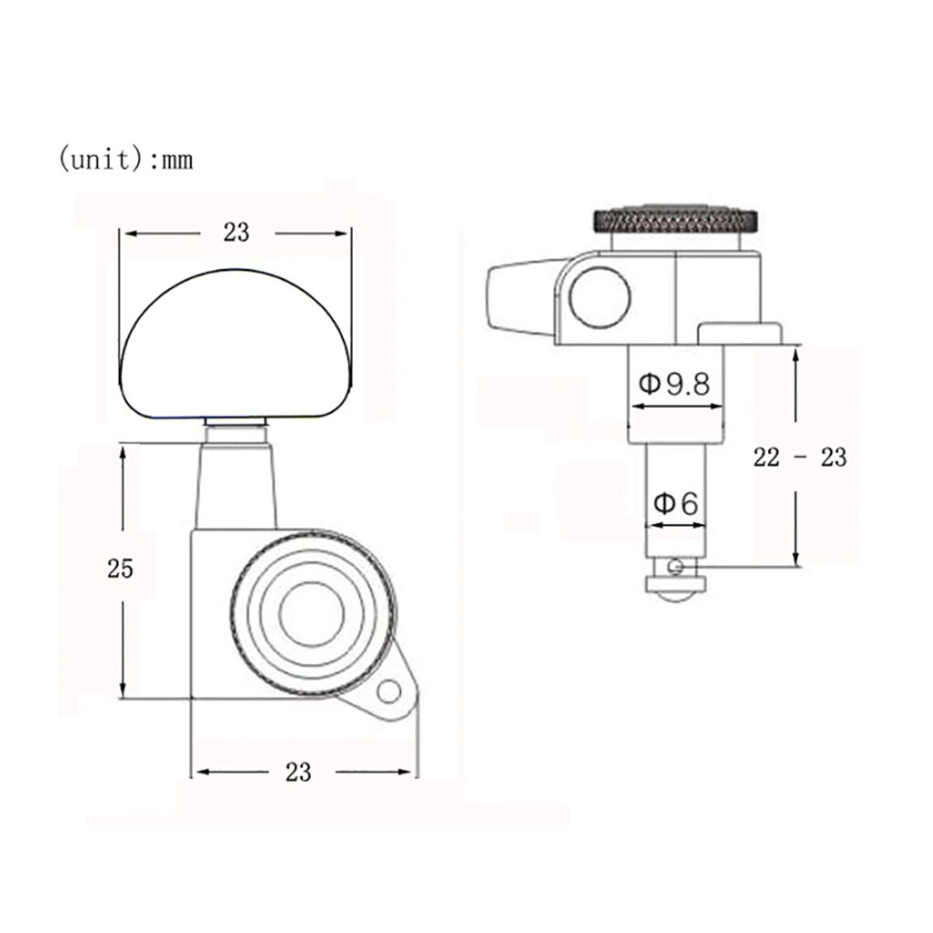 Love music!! (3+3ตัว) Fortis FD-Lock โครเมี่ยม อย่างดี ลูกบิดกีตาร์โปร่ง แบบเหล็กตัน ตัวล็อคสาย ...
