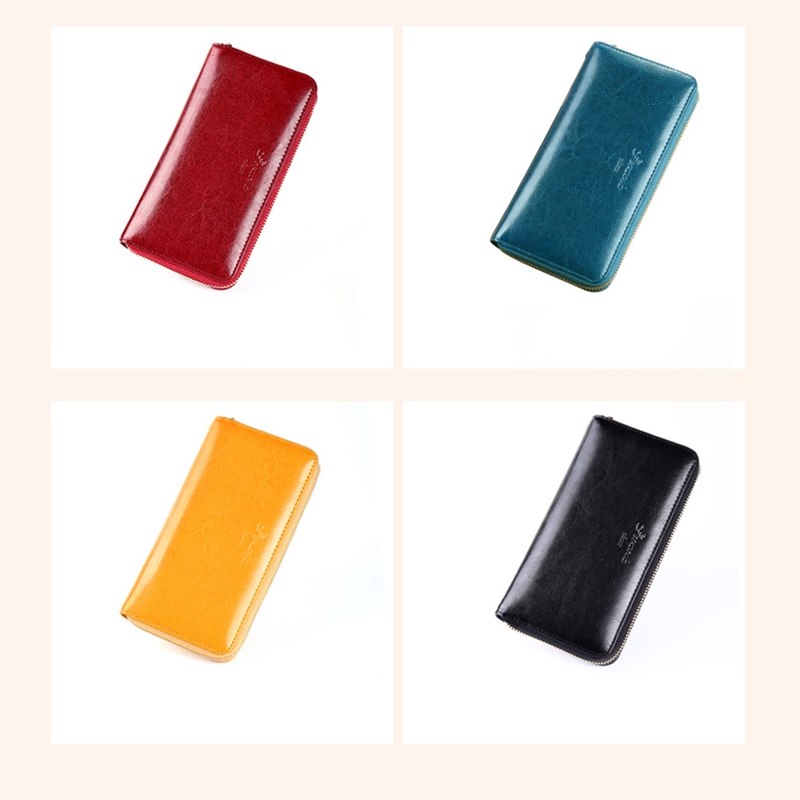 GERUOLA Wallet RFID Women Long Soft Leather Temperament All-Match Large ...