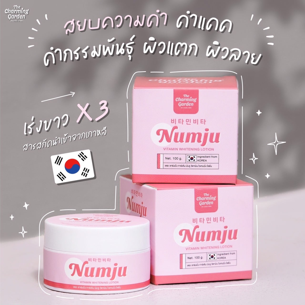 ( พร้อมส่ง ) นัมจู หัวเชื้อวิตามินเกาหลี Numju Vitamin Whitening Lotion ...