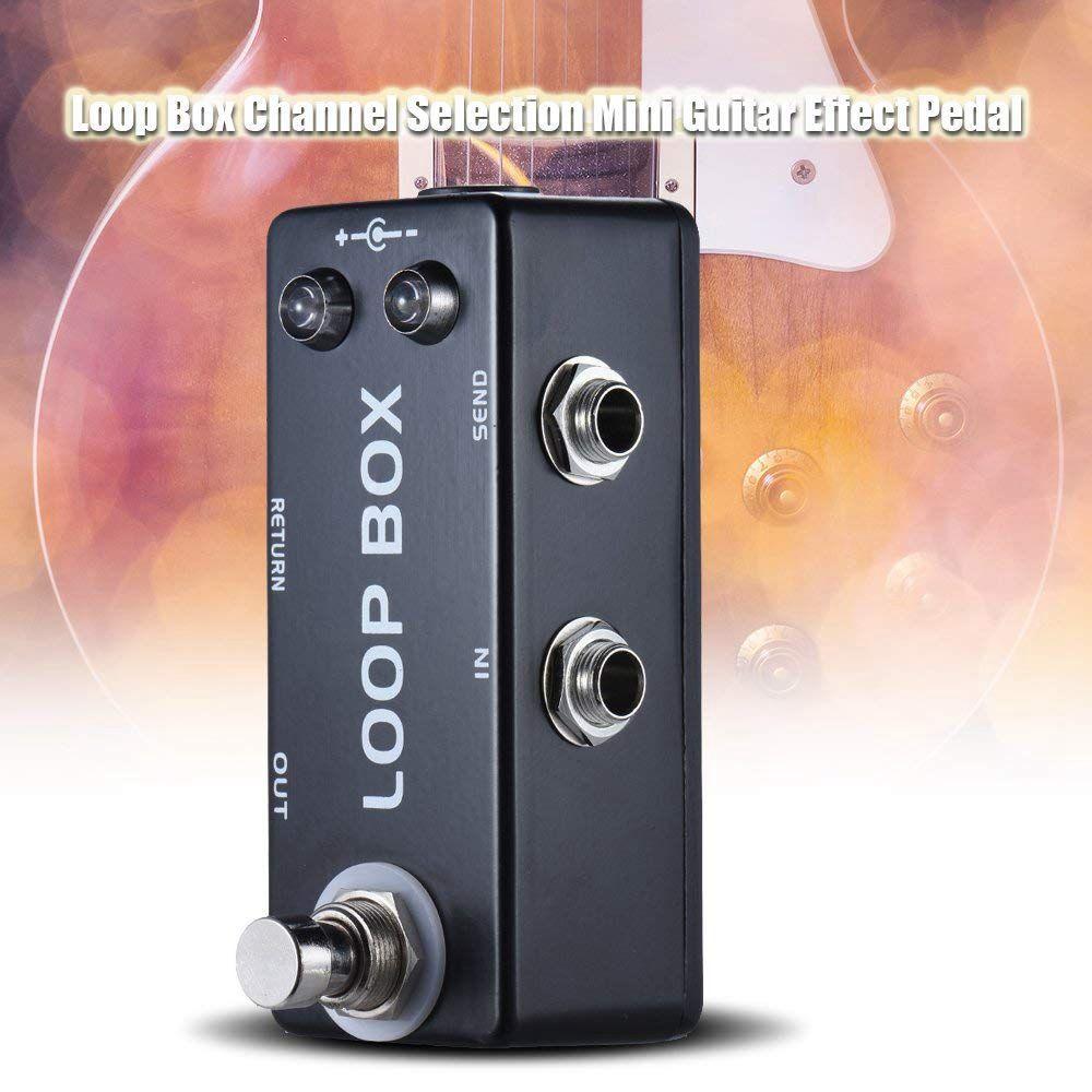 Mosky Mini Guitar Effect Pedal Loop Box Switcher Channel Selection True ...