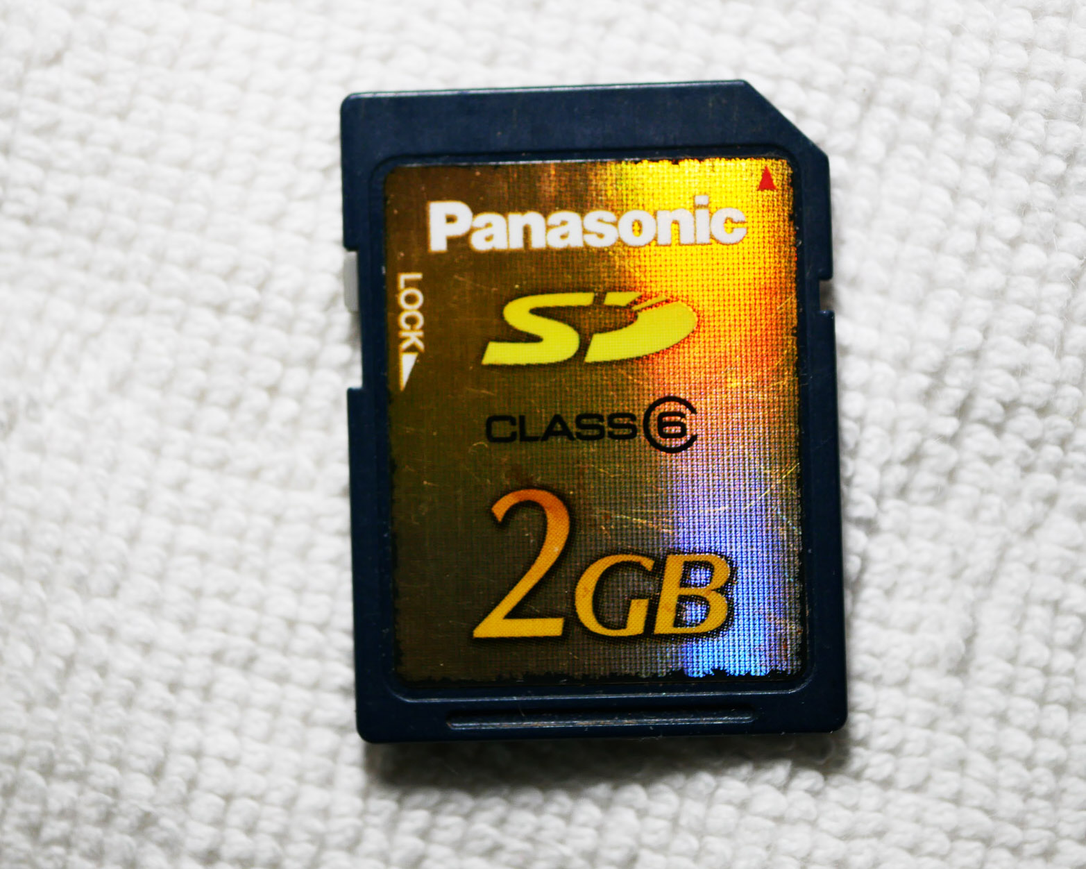 Panasonic 2GB Class 6 SD Memory Card Original Genuine, protected ...