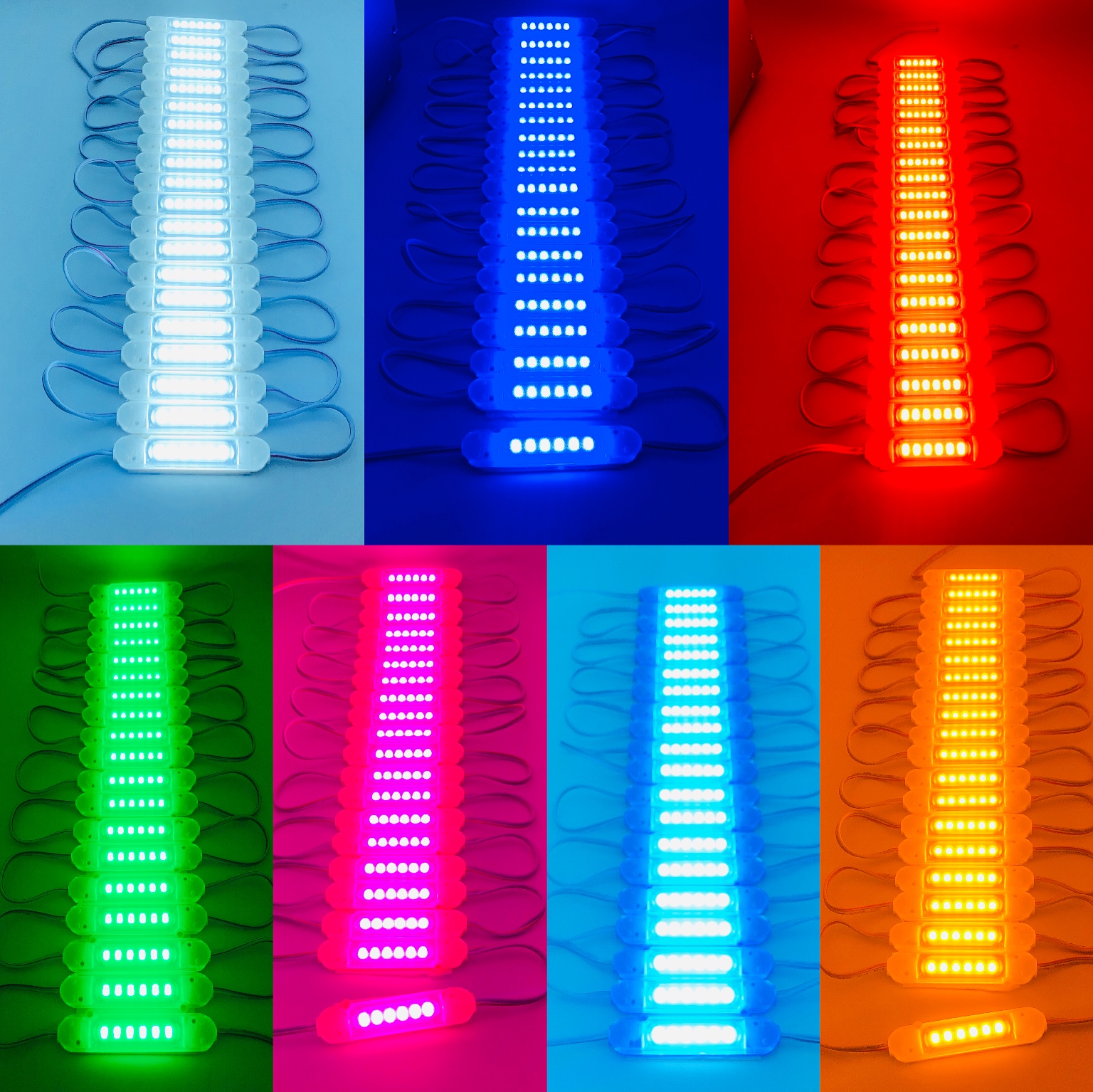 ไฟโมดุล LED Module 6led 12V 1ชิ้น SMD 5630 - DJ AUTO LED - ThaiPick