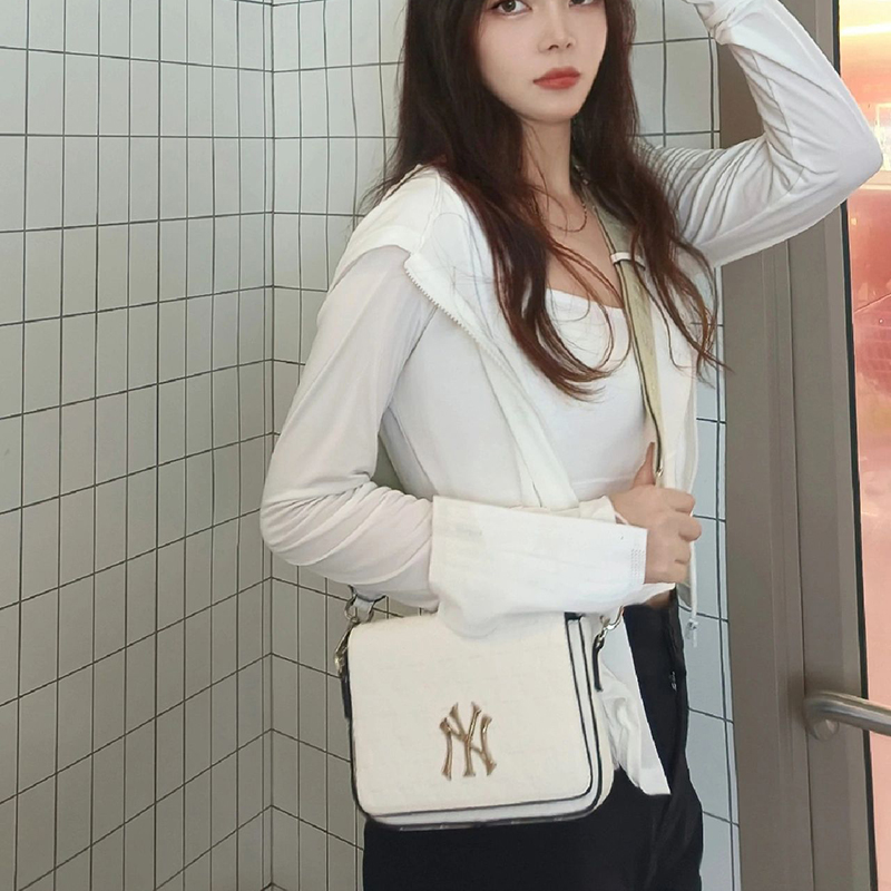 2022 new กระเป๋า MLB shoulder bag แท้ camera crossbody bags NY UNISEX ...