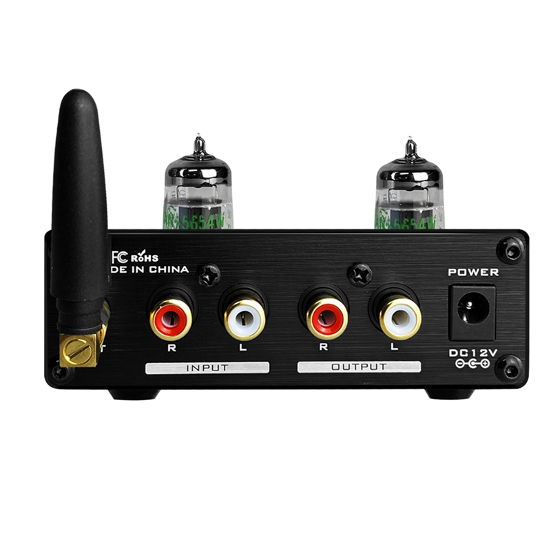 FX-AUDIO TUBE-03 MKII 5654 HiFi Vacuum Tube Preamp Bluetooth 5.0 Stereo ...