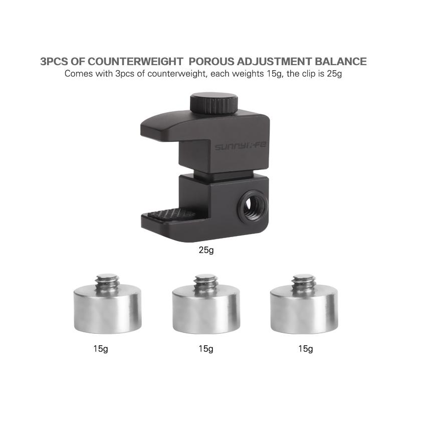Gimbals Balance Counterweight สำหรับ DJI Osmo Mobile 2 และ Zhiyun ...