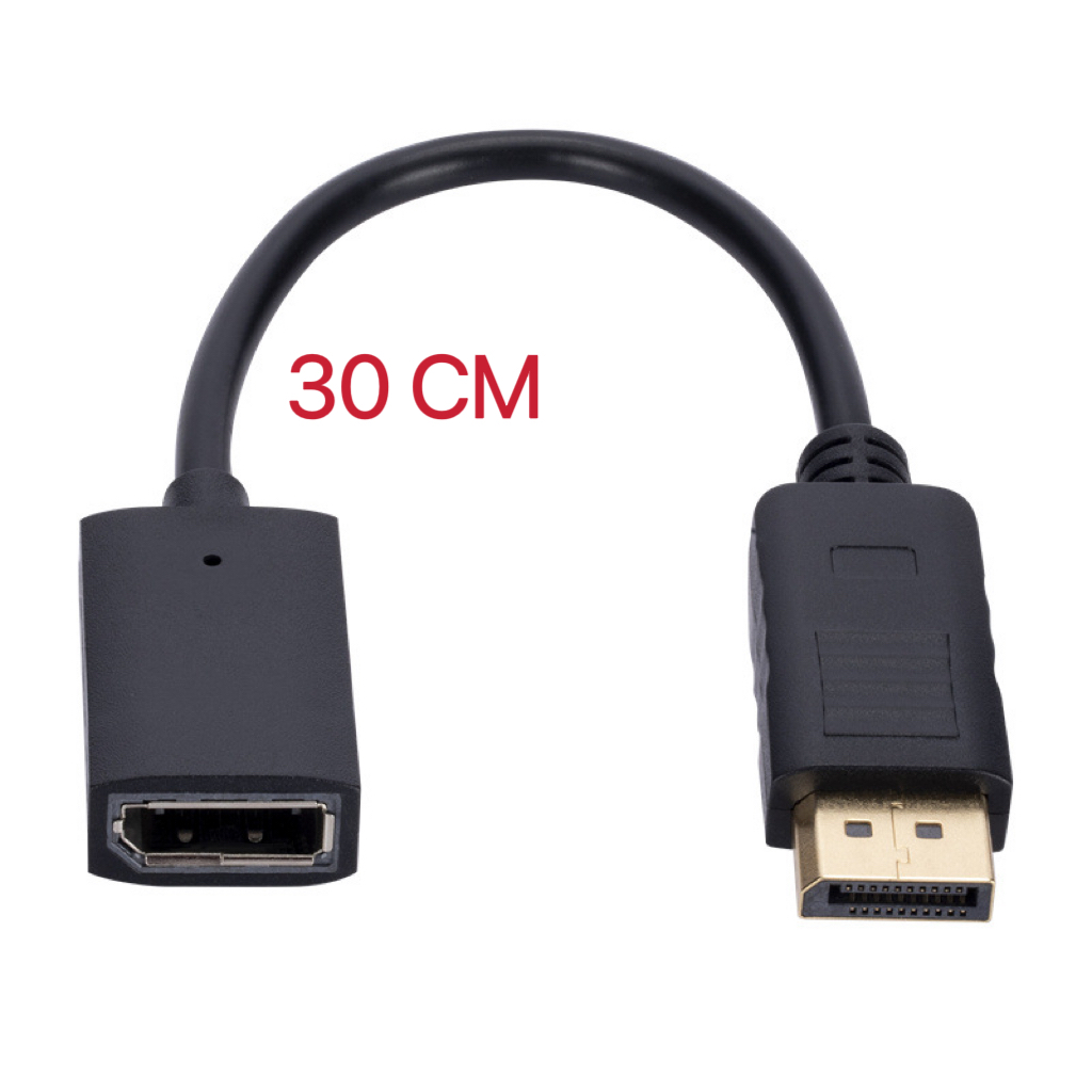 Display Port Male To DisplayPort Female DP Cable 30CM - BY SHOP 2019 ...