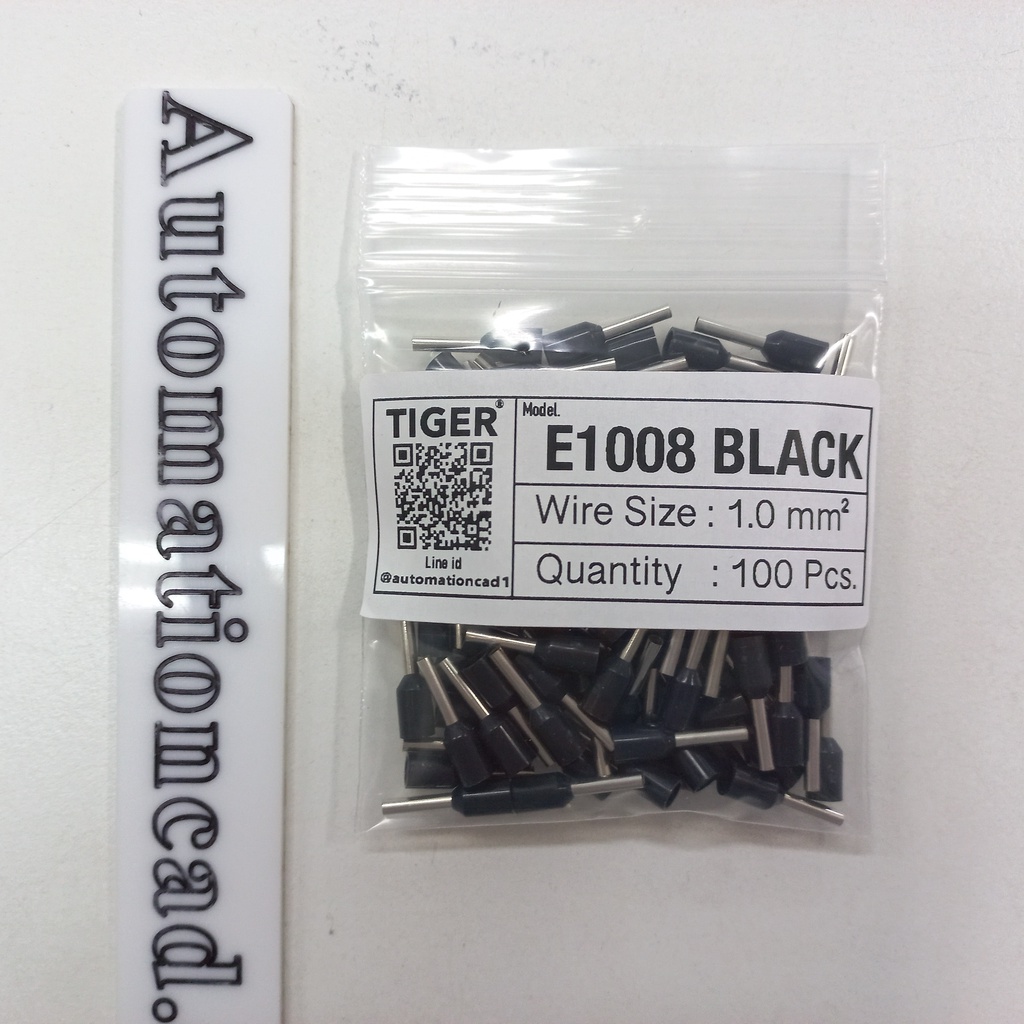 *พร้อมส่ง หางปลาคอร์ดเอ็น เดี่ยว E1008 ขนาด 1.0 sq.mm หางปลาเข็ม Cord ...