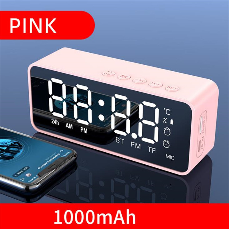 Small Alarm Clock Portable Cannon Mini Voice Broadcast the Card Instert ...