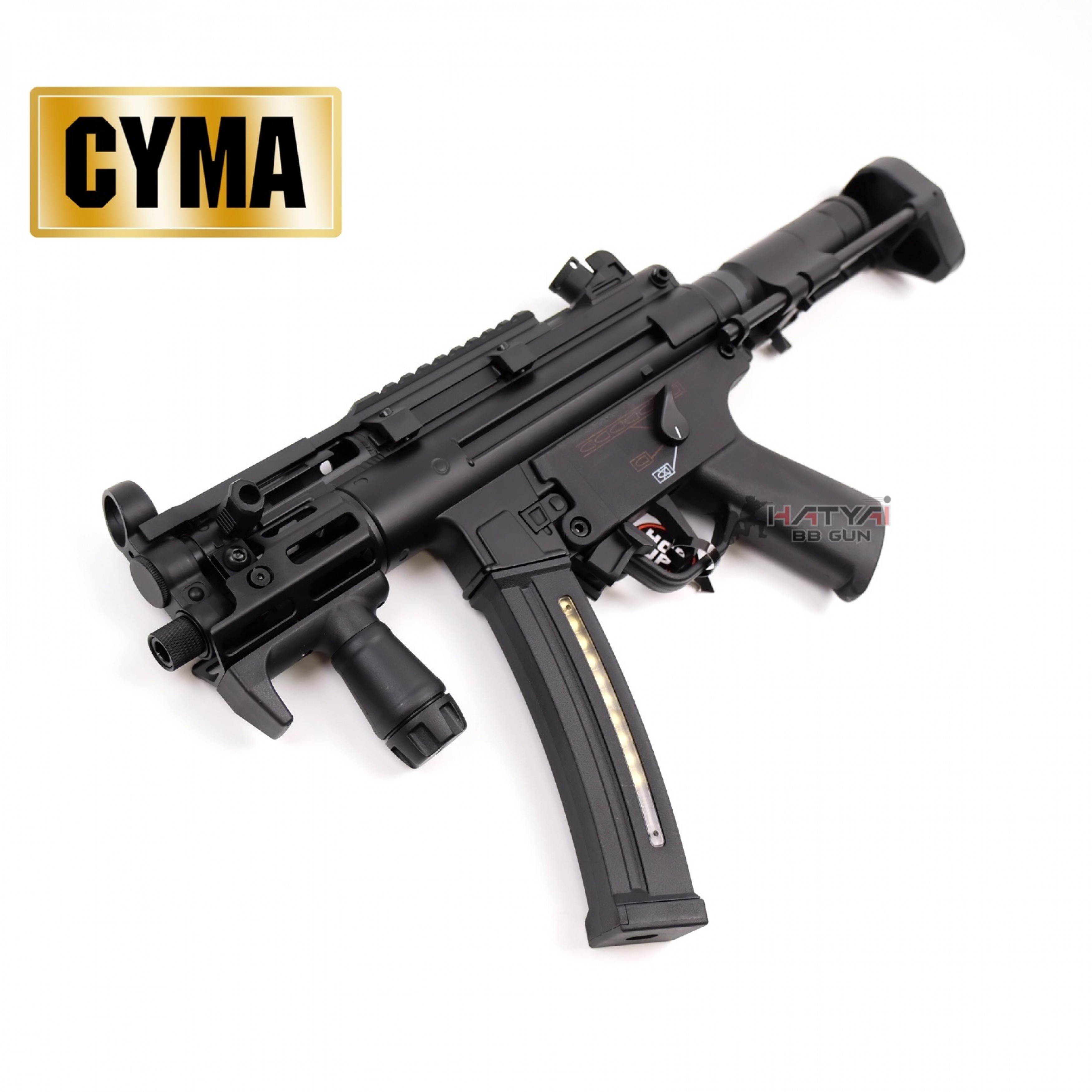 CYMA CM041L MP5 SMG PDW PLATINUM AEG ไฟฟ้า แถมลูกบีบี ~ 1,000 นัด ...