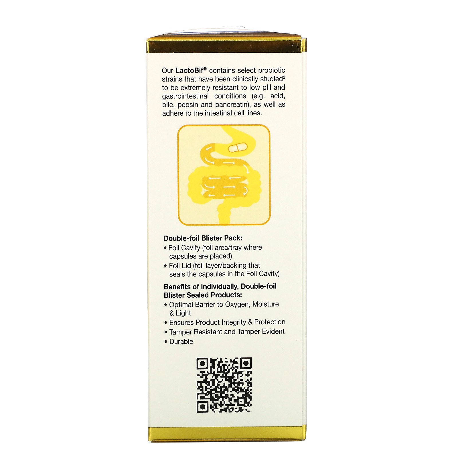 California Gold Nutrition, LactoBif Probiotics, 30 Billion / 5 Billion ...