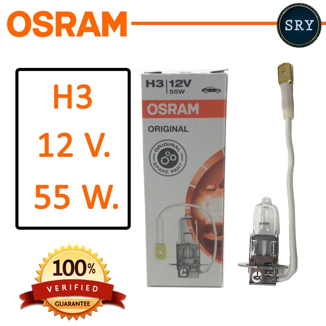 OSRAM หลอดไฟหน้ารถยนต์ ขั้ว H3 12V 55W ( 1 หลอด ) - SRY AUTO SHOP ...