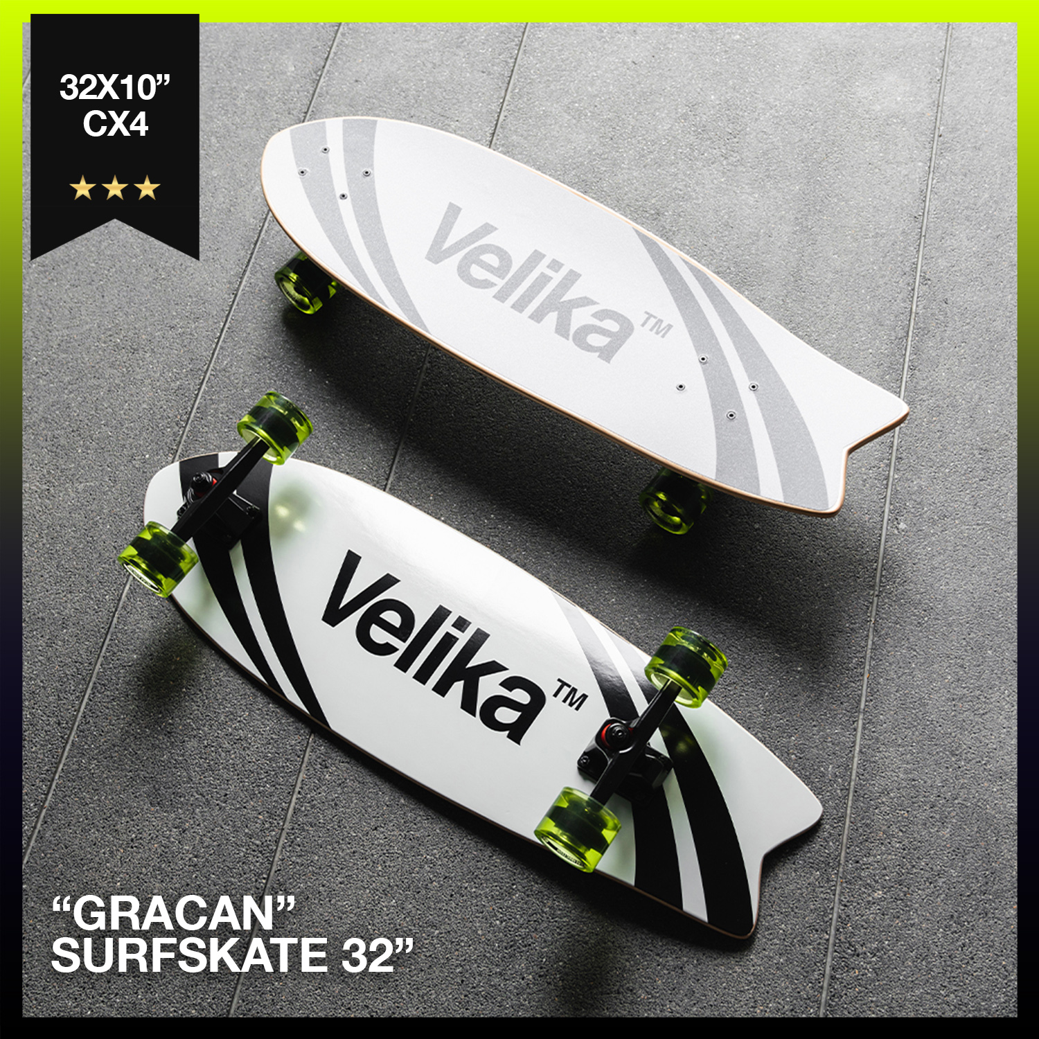 SurfSkate เซิร์ฟเสก็ต GRACAN Surfskate 32 Velika - Velika - ThaiPick