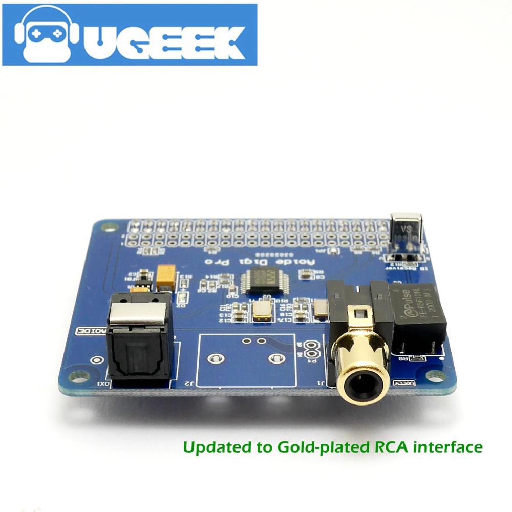 UGEEK AOIDE HIFI Digi Pro Digital Sound Card for Raspberry Pi 4B3B ...