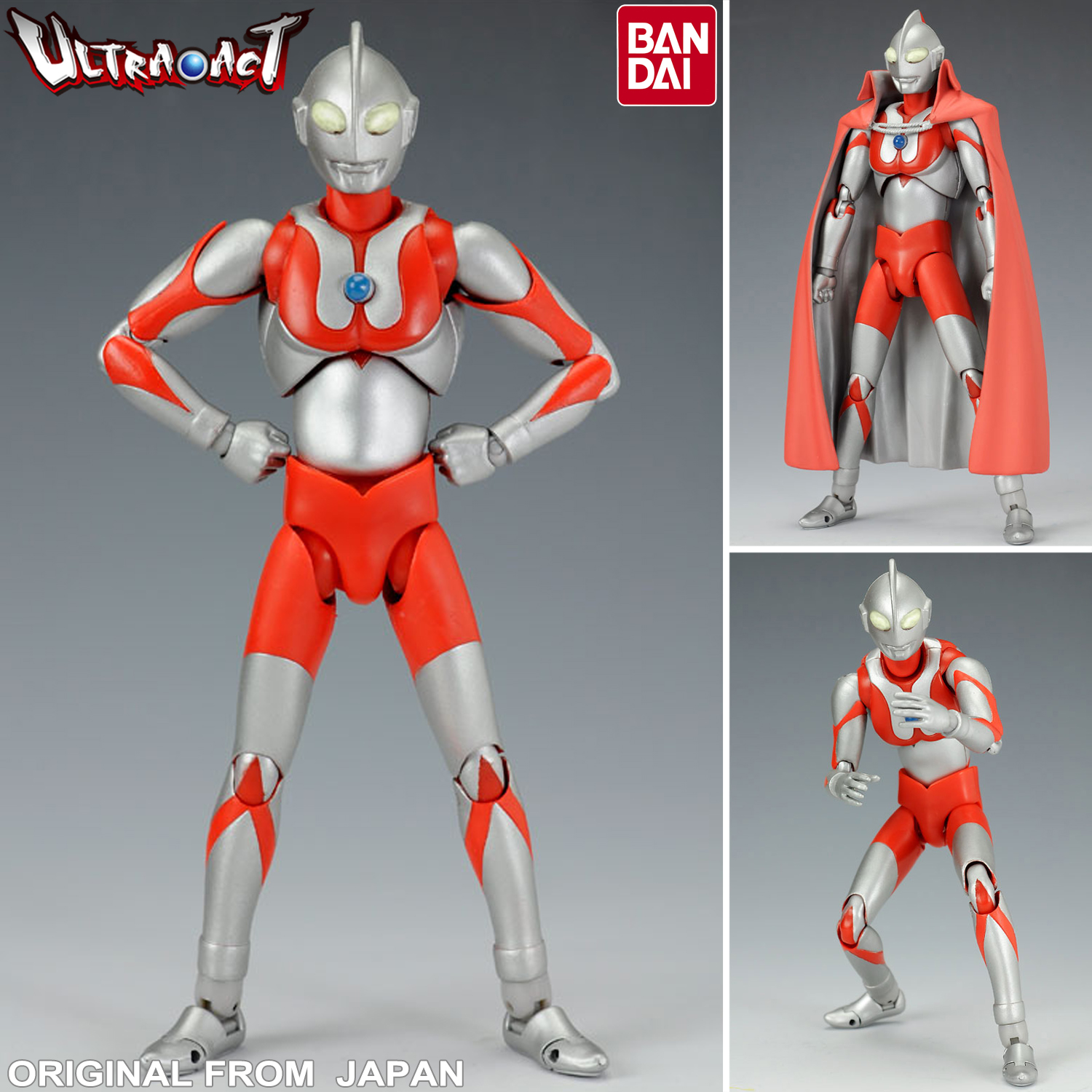 Figma ฟิกม่า งานแท้ 100% Figure Action Bandai Ultraman Superheroes Ultra Act Series ซูเปอร์ฮีโร ...