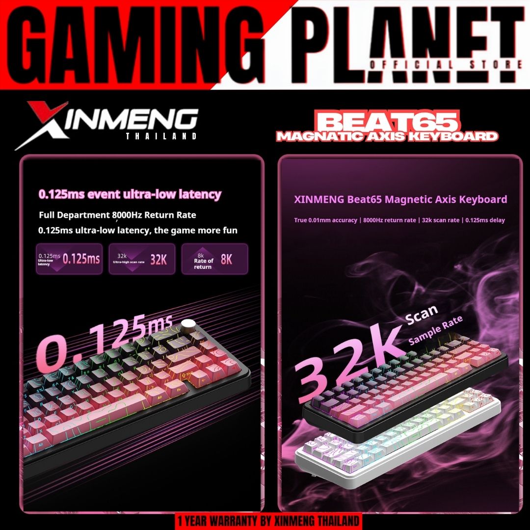 XINMENG BEAT65 Knob Magnetic Switch Wired 8k Rapid trigger - Gaming ...