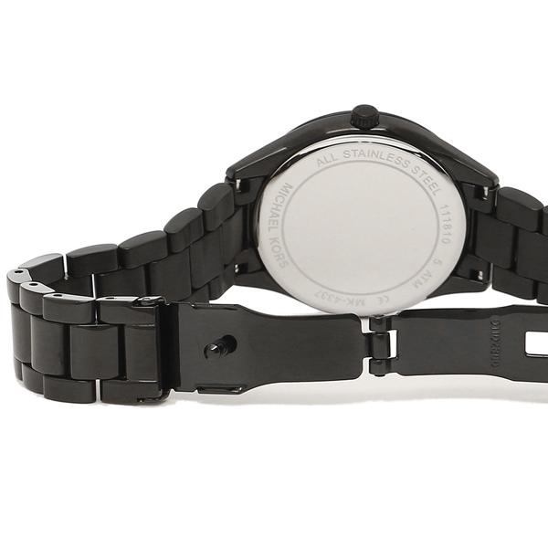 นาฬิกาข้อมือผู้หญิง MICHAEL KORS Black Dial Black Stainless Steel ...