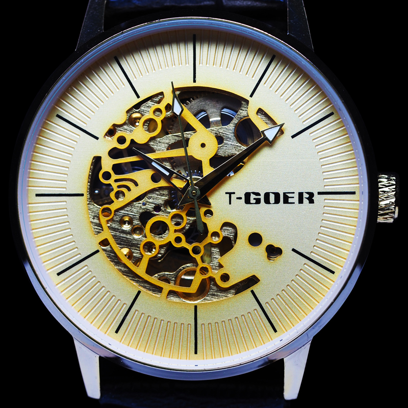 นาฬิกาข้อมือ T-GOER นาฬิกาคลาสสิค Automatic นาฬิกาข้อมือออโตเมติก ...