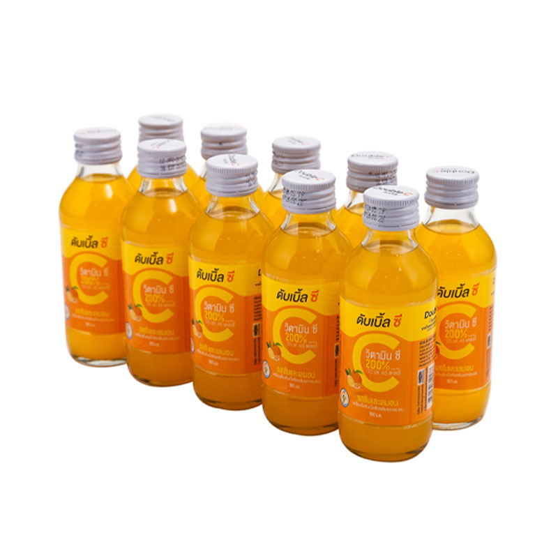 ลดด่วนไม่รอ (( 2 ชุด )) ดับเบิ้ลซี เครื่องดื่มวิตามินซี รสส้มและเลมอน ...