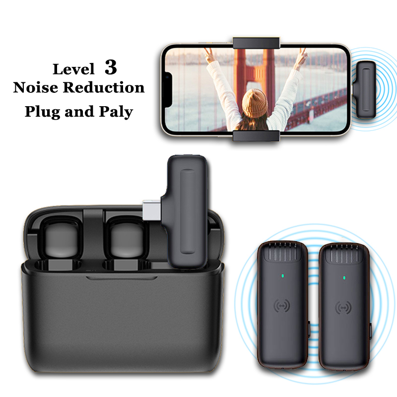 ส่งไวจากไทยใหม่ ไมค์ไร้สายหนีบเสื้อ J11 or J13 2IN1 Wireless Microphone ไมค์หนีบปกเสื้อ Live ...