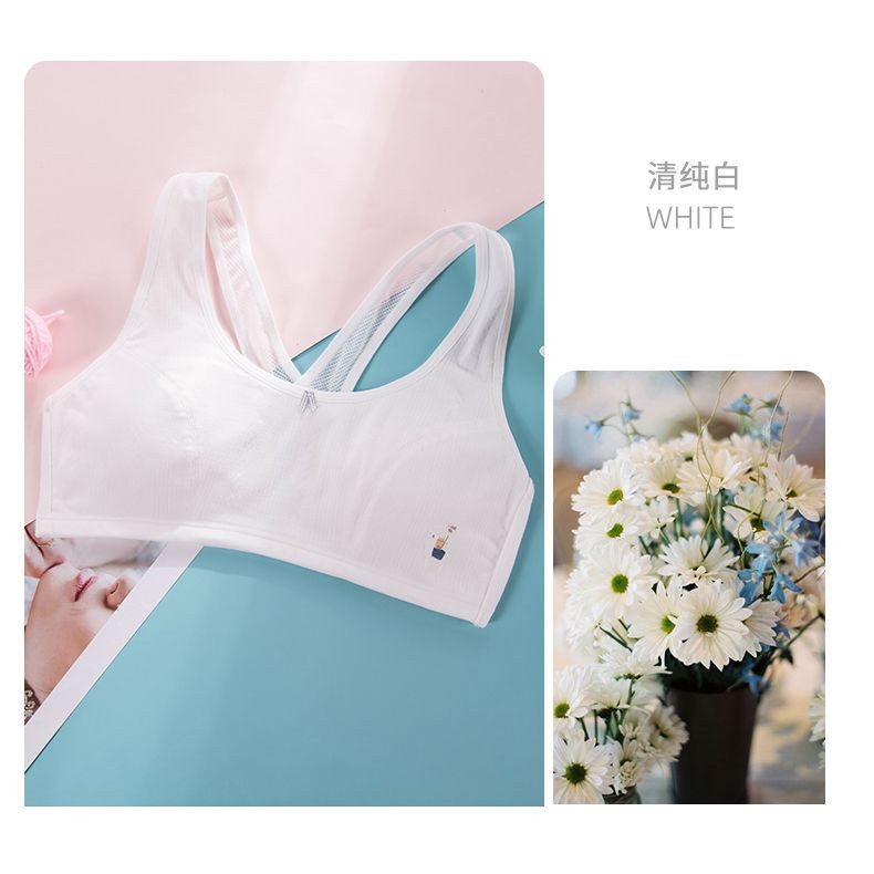 A6583เสื้อในเด็กไม่มีฟองน้ำบังจุกหนาแบบสวม | Lazada.co.th