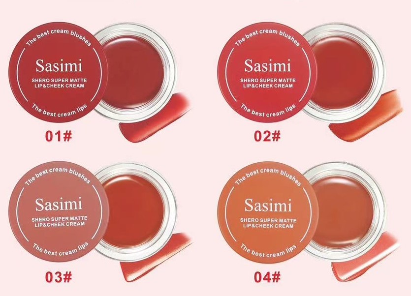 SASIMI 2IN1 LipCheek Cream ลิป และ บลัชออนเนื้อครีม เนื้อเนียน สีสวย ...