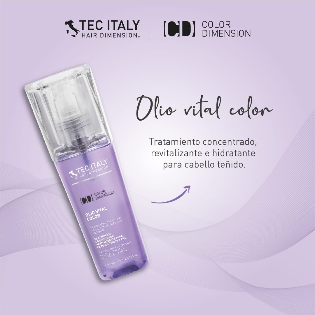 Tec Italy Olio Vital color serum 125ml เซรุมสูตรเข้มข้นแต่เนื้อบางเบา ...