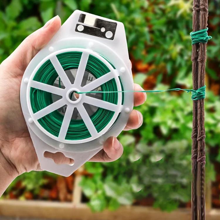 Gardening Tie Garden Twine Support Ties Gardening Wire With Cutter ...