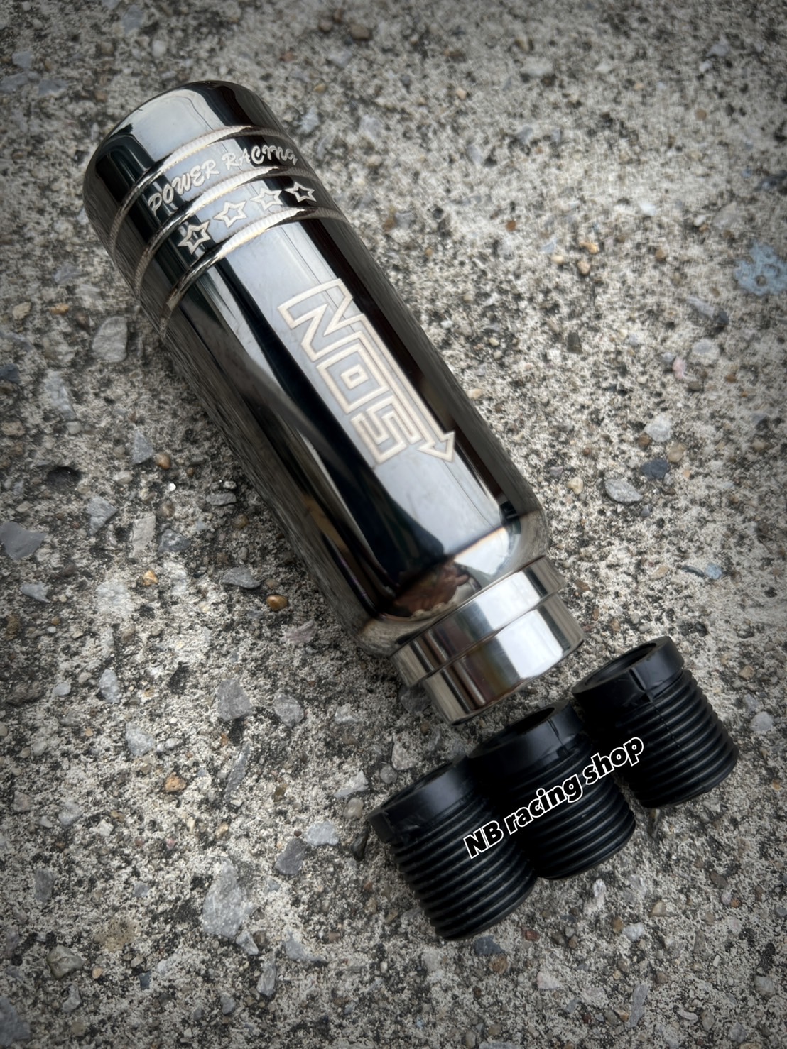 🔥หัวเกียร์ NOS RACING ขนาด 10ซม. พร้อมบูท | Lazada.co.th