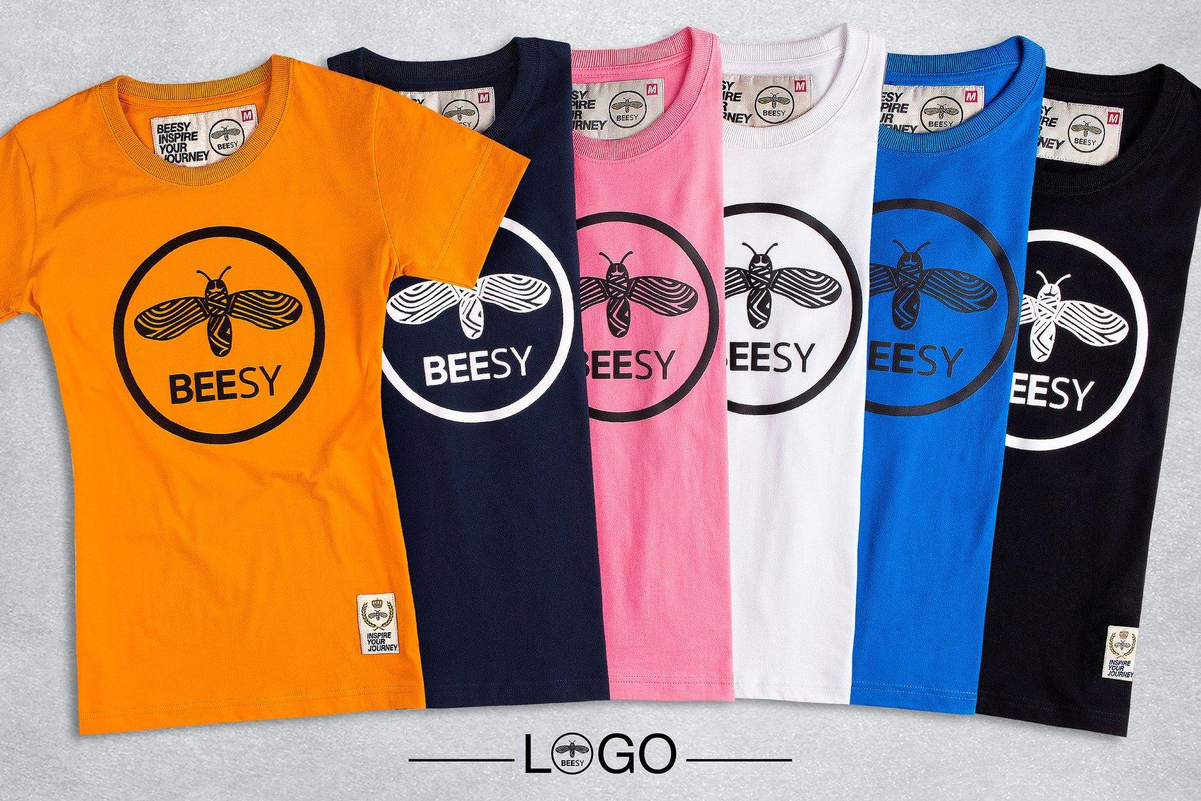 Beesy T-shirt เสื้อยืด รุ่น logo (ผู้ชาย) แฟชั่น คอกลม ลายสกรีน ผ้าฝ้าย ...