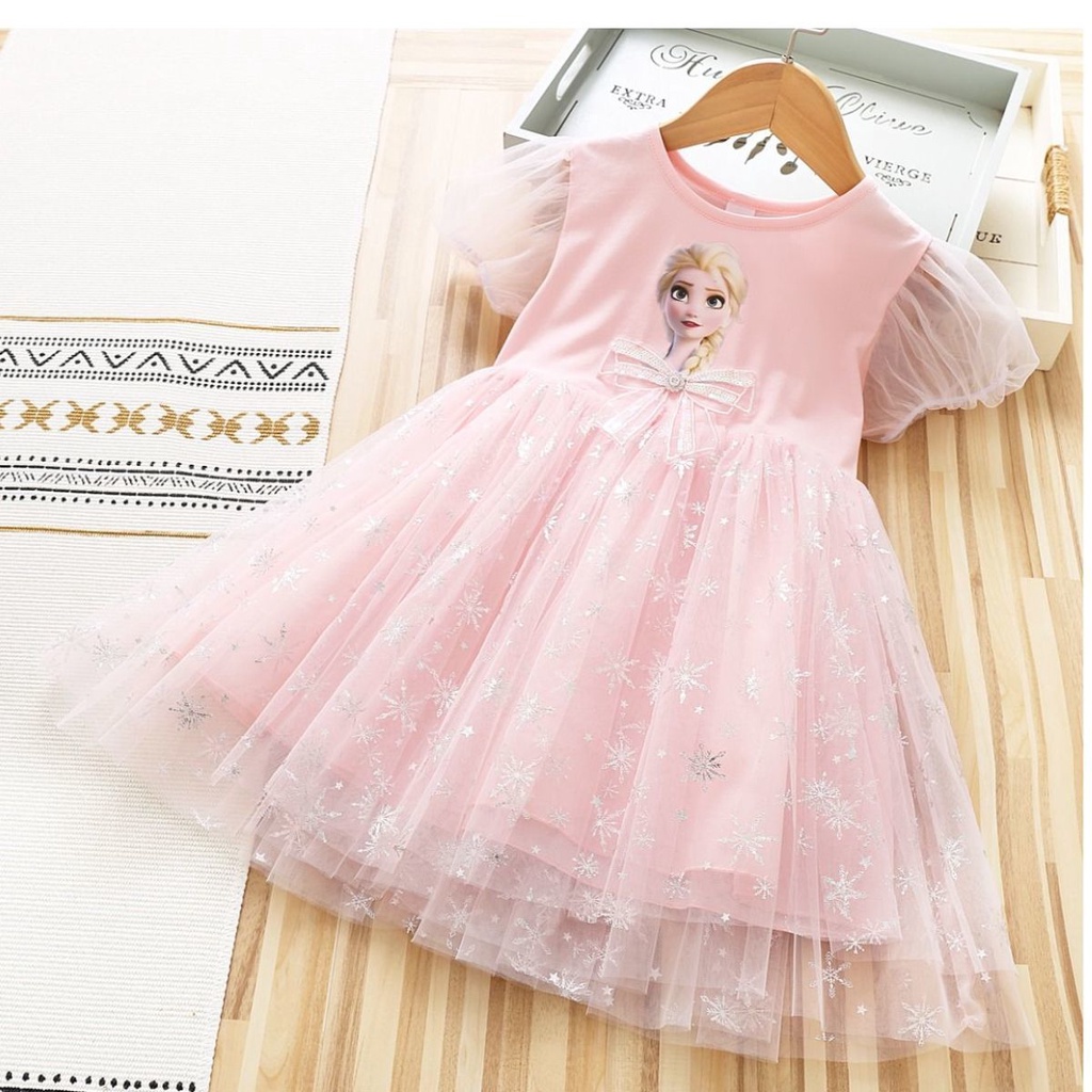 PRINCESS KESLI Aisha สาวชุดเจ้าหญิง ตาข่ายชุดเด็กผู้หญิง เสื้อผ้าเด็ก ...
