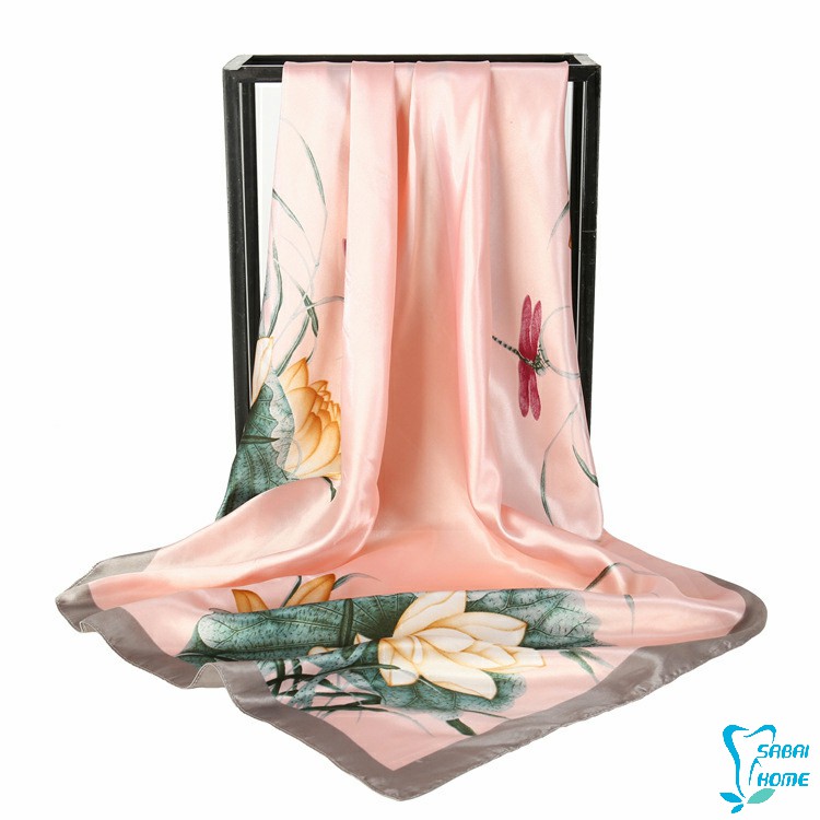 ผ้าพันคอ ผ้าคลุมไหล่ สไตล์โบฮีเมียน ไหล่ ผ้าพันคอ silk scarf - SABAI ...