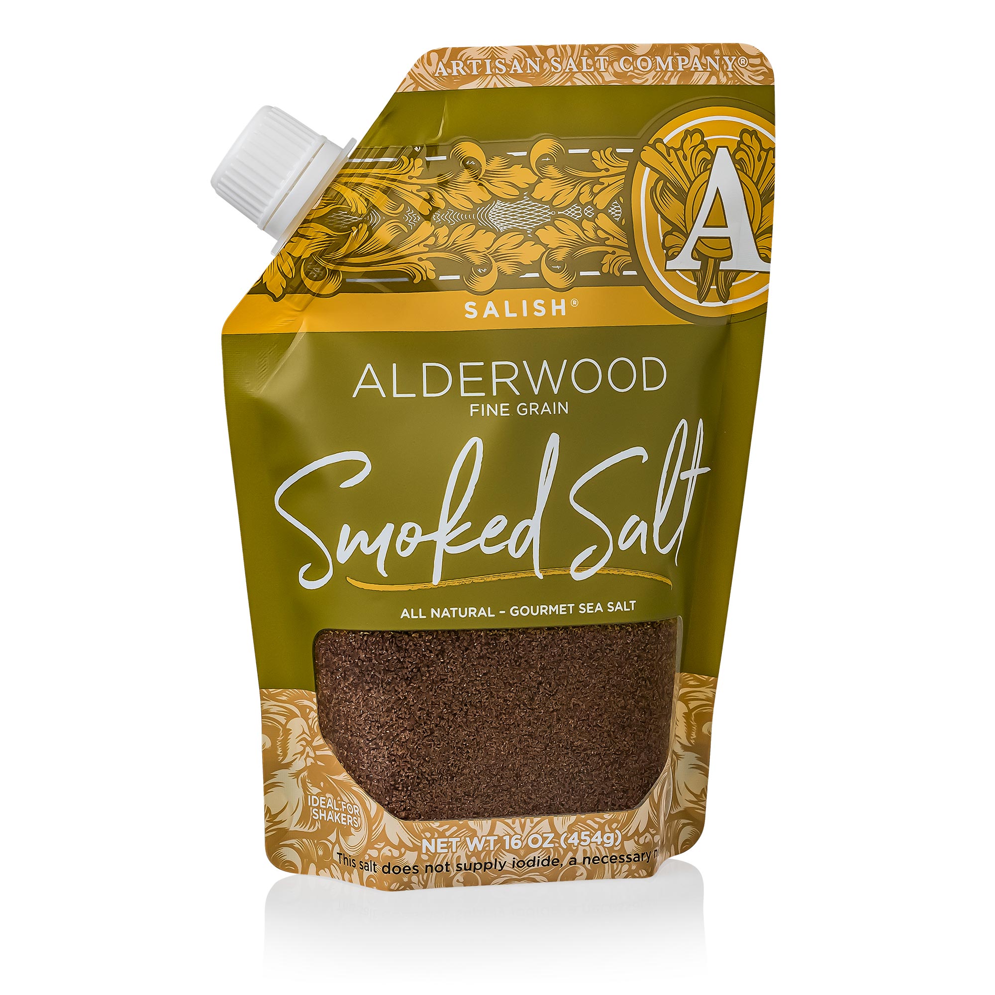 ซาลิช เกลือทะเลรมควันไม้อัลเดอร์วู้ด Salish® Alderwood Smoked Sea Salt ...